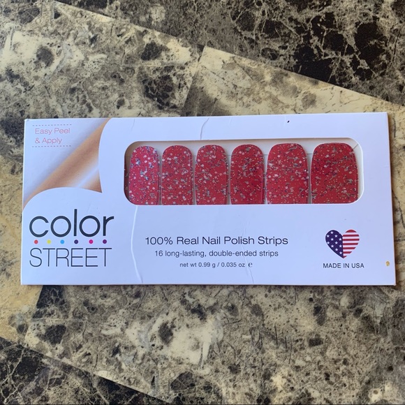 Color Street | Makeup | Color Street American Cheer Glitter Nail Strips ...